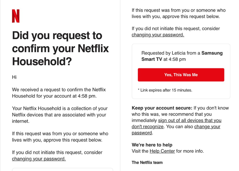 Netflix começa a notificar usuários que usam conta compartilhada