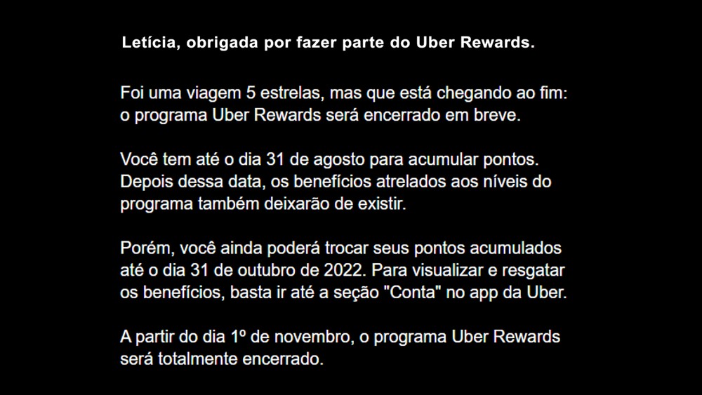 O que é Uber Rewards? Entenda modalidade e veja prazo para usar saldo