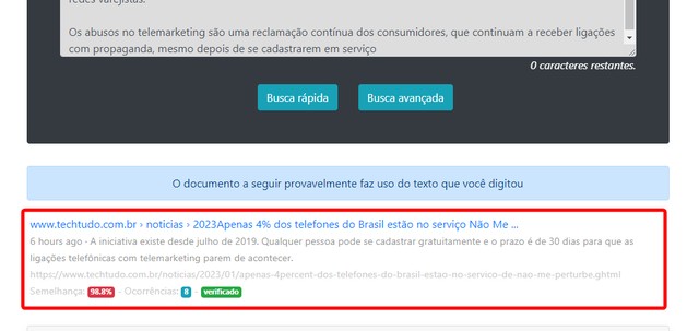 Como detectar plágio com o Plagium