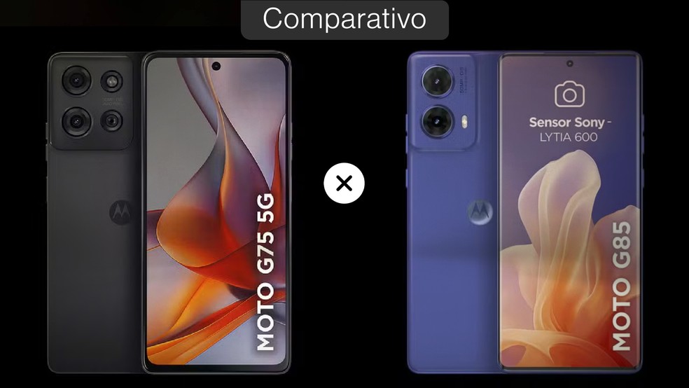 Moto G75 vs Moto G85: saiba o que muda entre os celulares Motorola