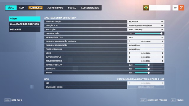 Como mudar a mira em Overwatch 2