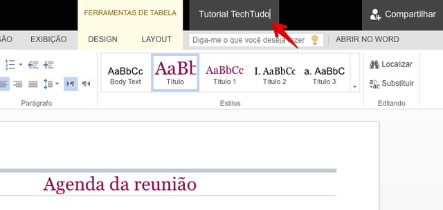Veja como usar o Word Online para editar e compartilhar documentos
