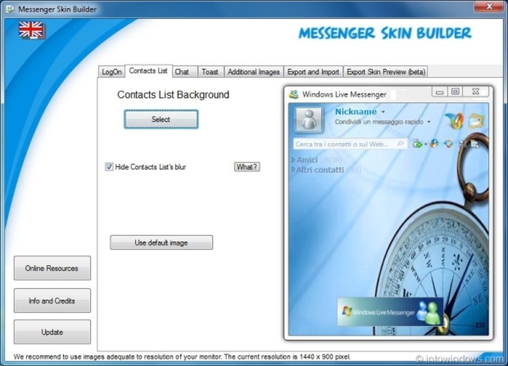 Aprenda a criar skins para o MSN