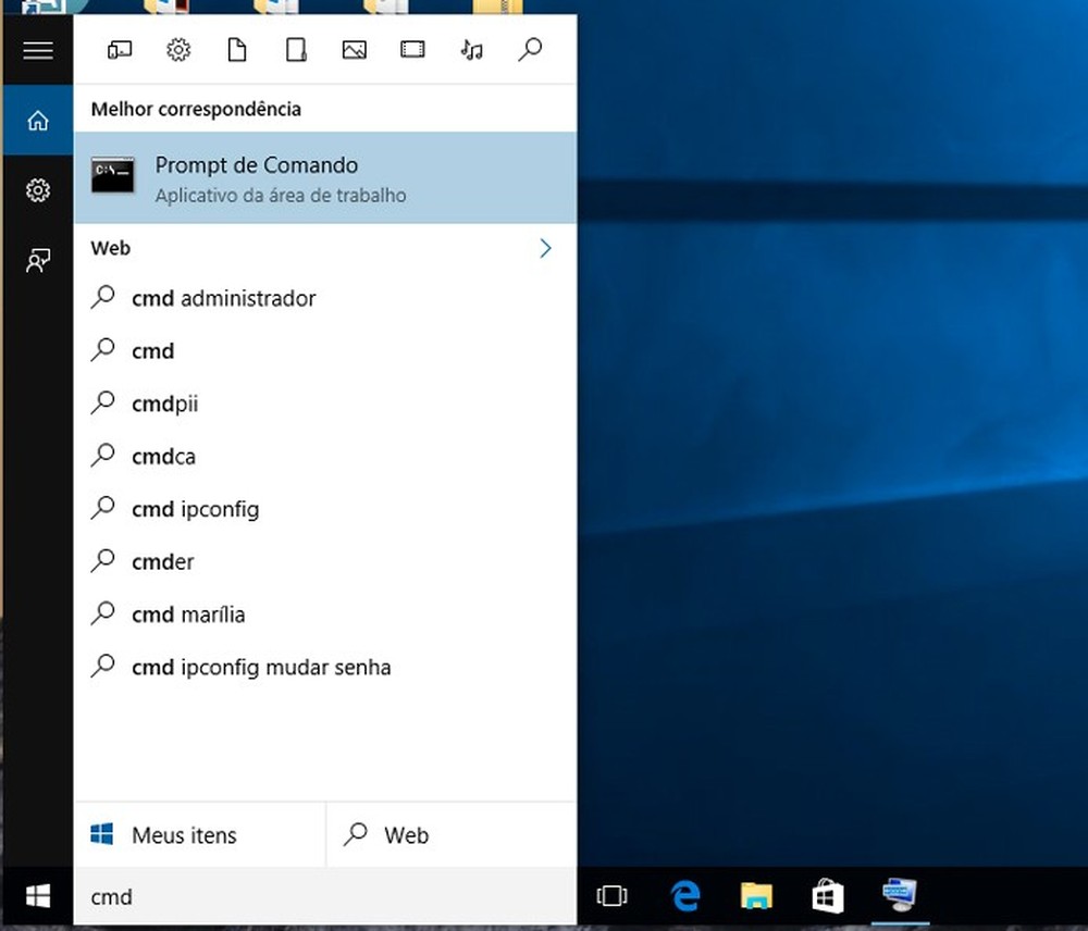 Mais de dez maneiras de abrir o Prompt de Comando no Windows 10