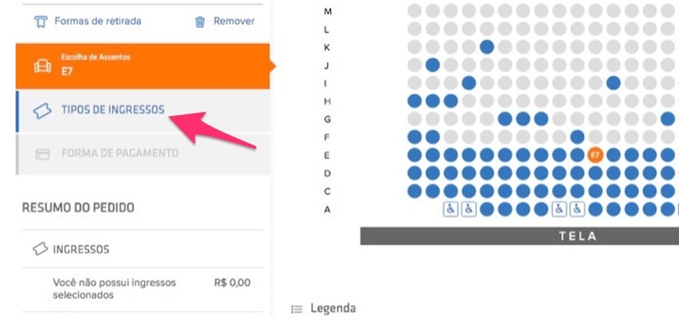 Como comprar ingresso para o cinema pela Internet no Ingresso.com