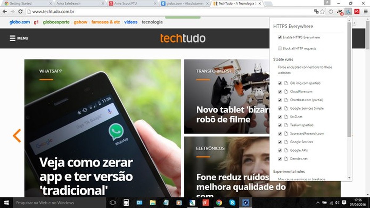Avast Safe Browser, Avira Scout e mais navegadores seguros na Internet