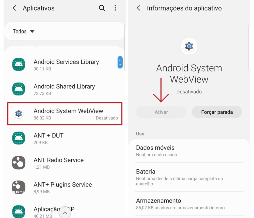 O que é WebView do sistema Android? Saiba para o que serve o app