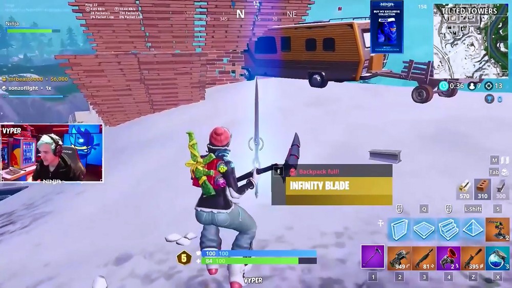 Fortnite traz Infinity Blade de volta; relembre arma polêmica