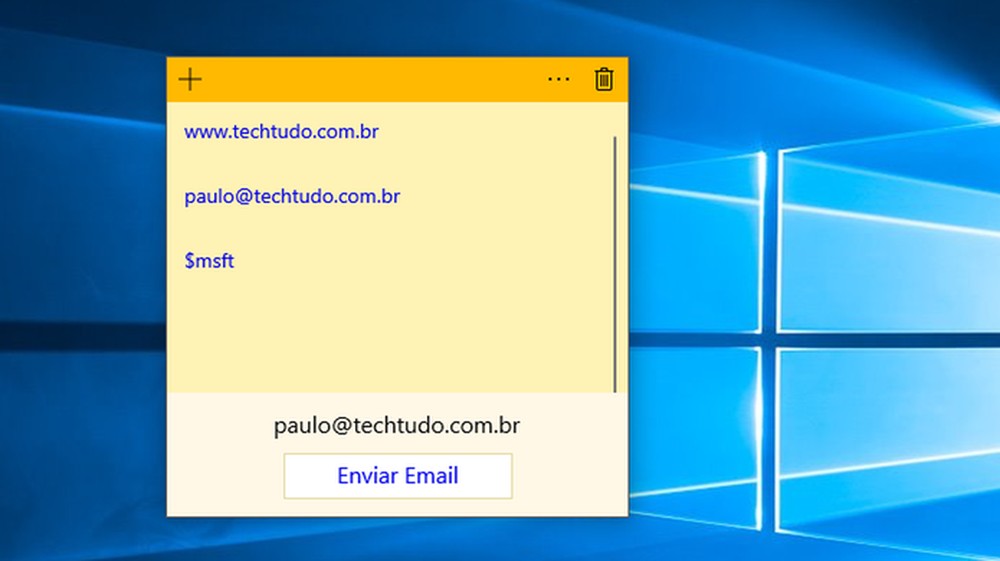 Como usar o aplicativo Notas Autoadesivas no Windows 10