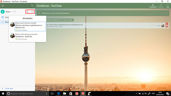 Como usar o Wunderlist no PC