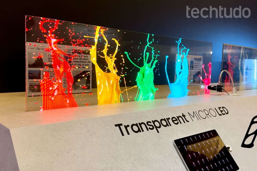 TV com tela transparente surpreende em feira de tecnologia; veja modelo
