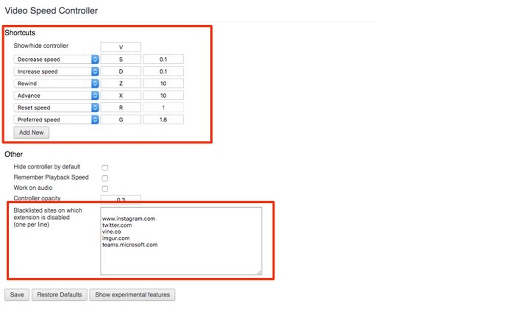 Como usar a extensão Video Speed Controller para acelerar vídeos no Chrome