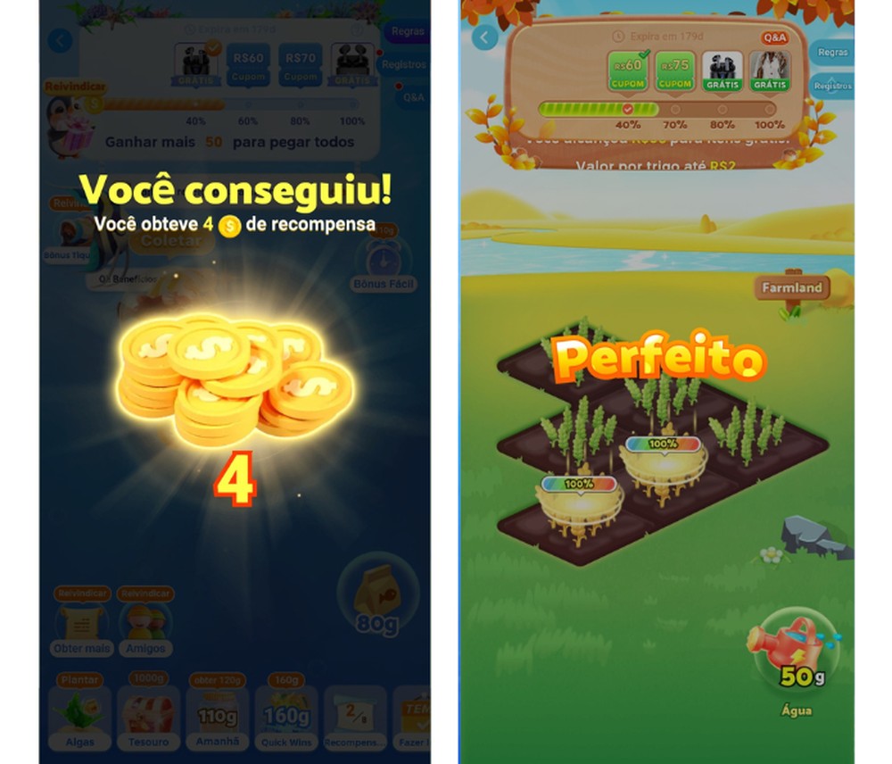 Farmland e Fishland Temu: como funcionam jogos que prometem prêmios