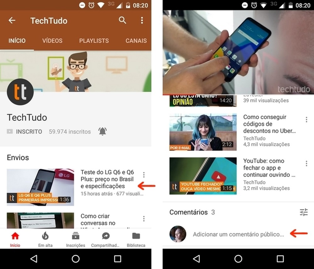 Como comentar em negrito, itálico e riscado no YouTube