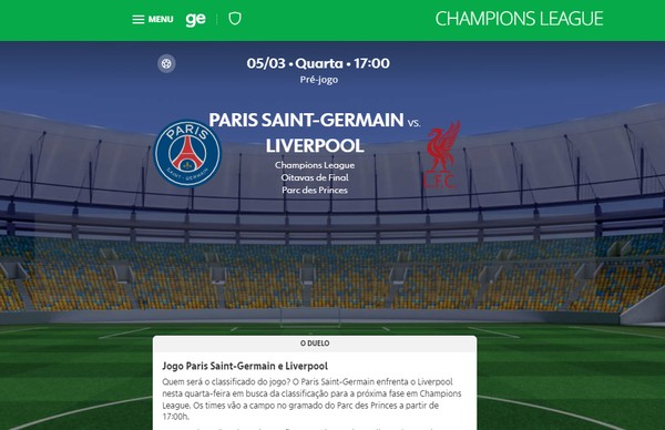 PSG x Liverpool ao vivo: como assistir ao jogo da Champions