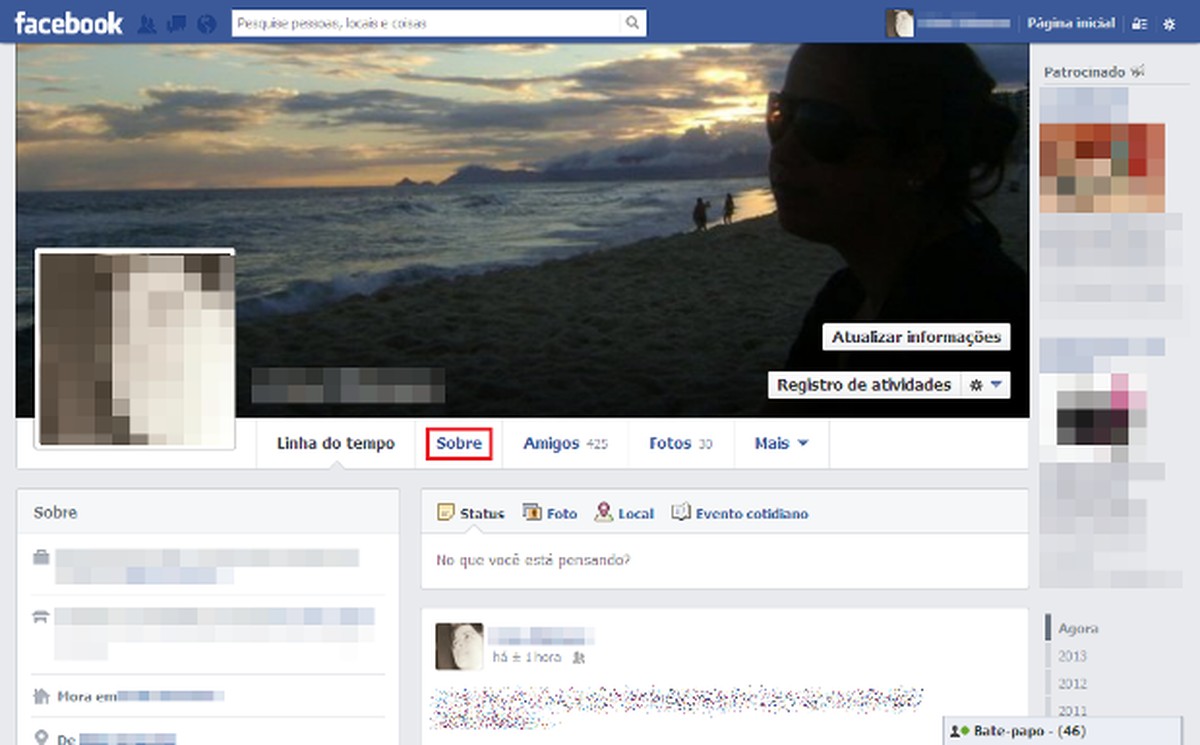 Como usar o e-mail do Facebook