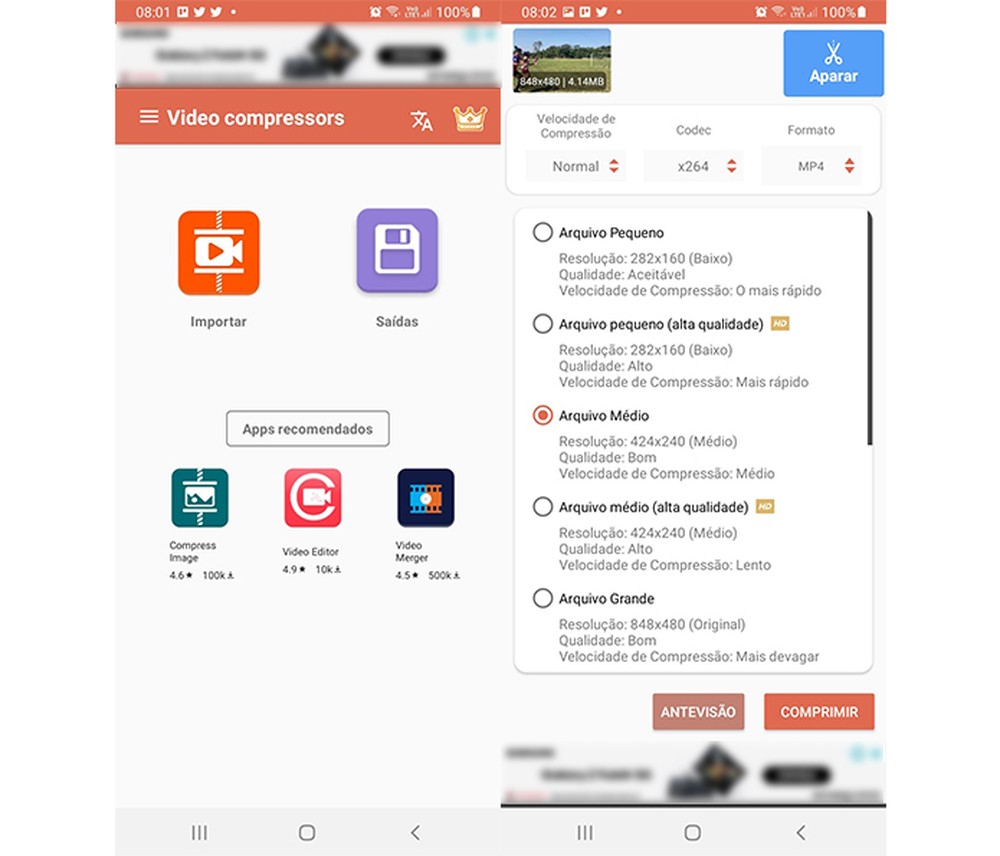 Compactar vídeo para WhatsApp: 4 apps para Android e iPhone