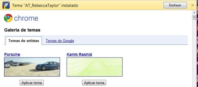 Como mudar o tema do Google Chrome