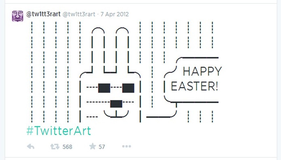 Conta no Twitter cria desenhos incríveis com apenas 140 caracteres