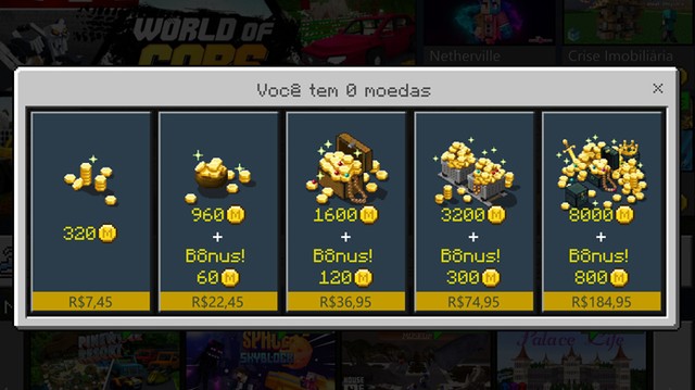 Como conseguir moedas no Minecraft? Veja como comprar Minecoin