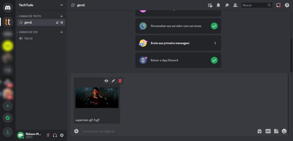 Como enviar um GIF no Discord