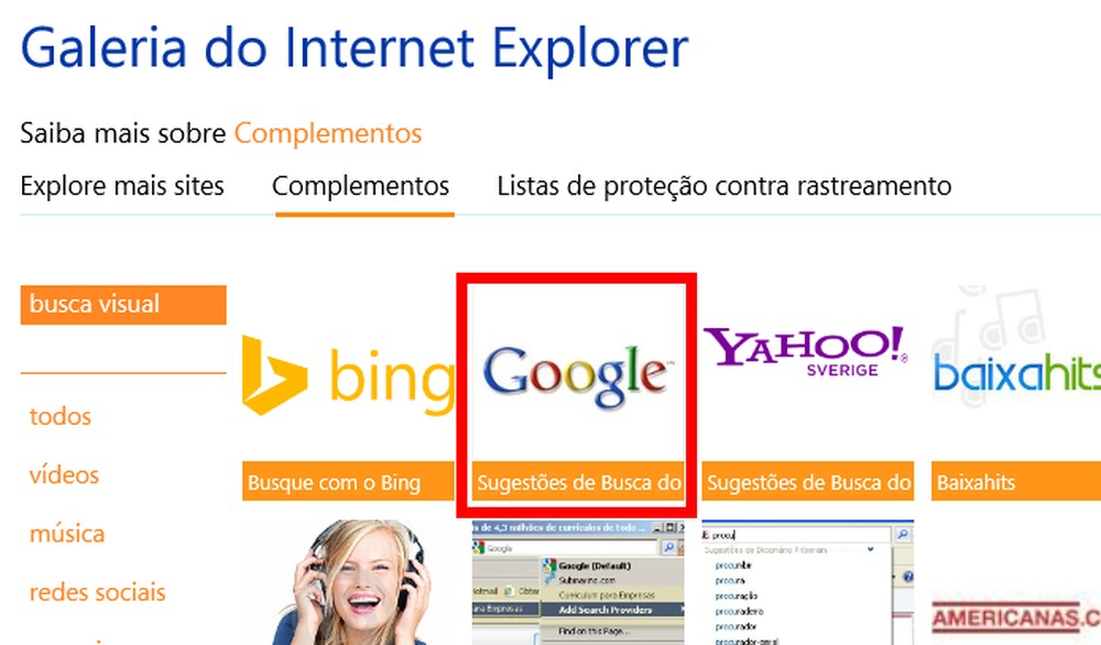 Como colocar o Google como mecanismo de busca padrão no navegador