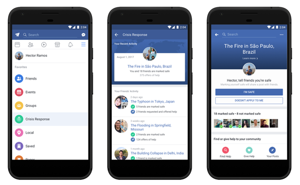 Facebook reúne ferramentas e informações sobre crises em único local