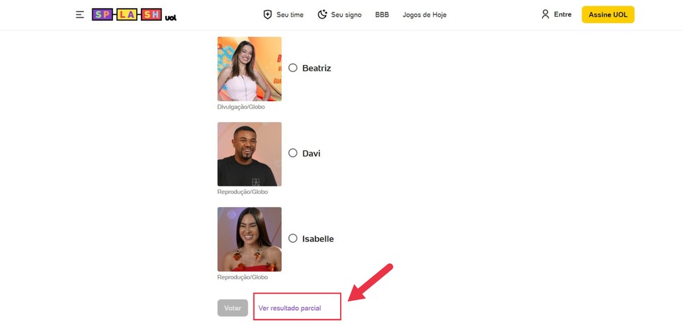 Enquete do BBB 24: Beatriz, Davi ou Isabelle — quem sai hoje? Saiba como ver