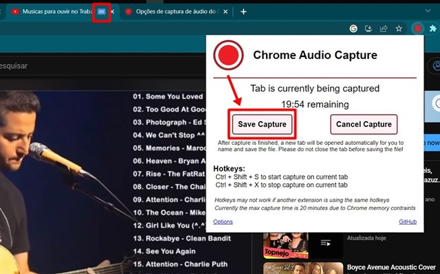Chrome Audio Capture: como usar extensão para gravar áudio do navegador