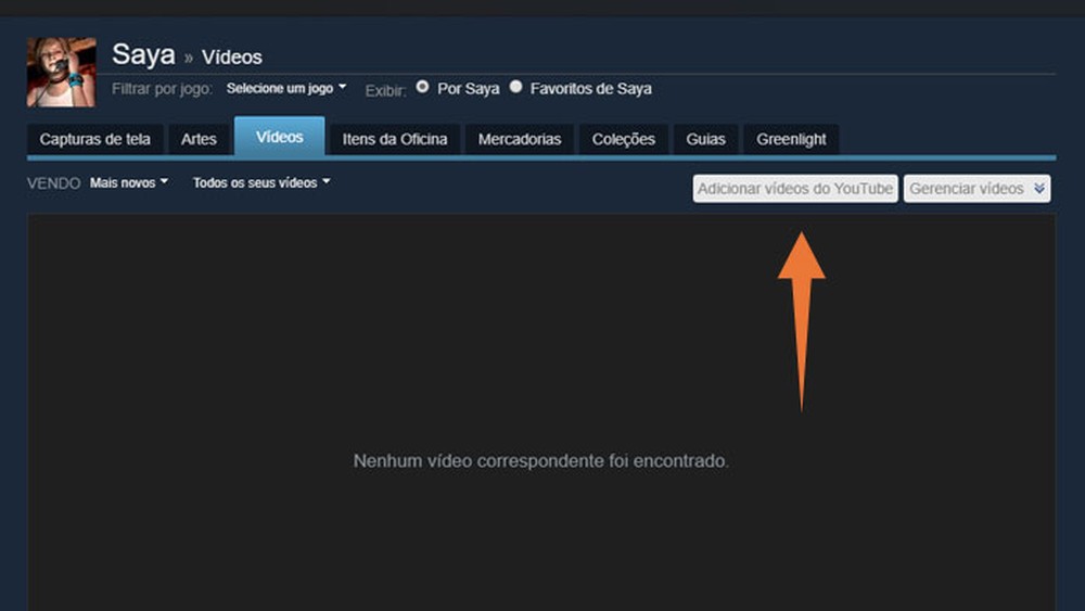 Como conectar sua conta do Steam ao Youtube