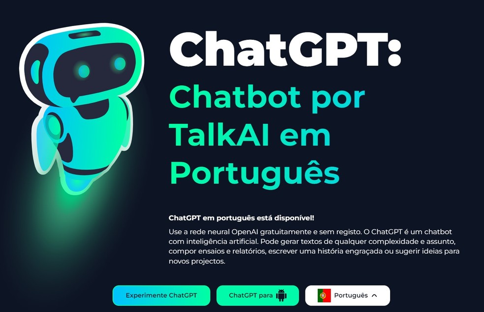 TalkAI: tudo sobre chatbot de IA com padrão do ChatGPT