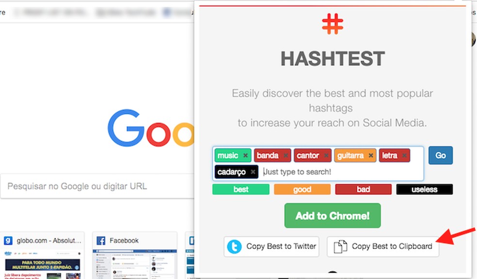 Como encontrar hashtags mais usadas para o Instagram pelo Chrome
