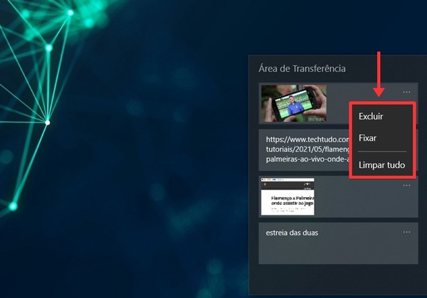Área de transferência do Windows 10: como abrir e limpar no PC