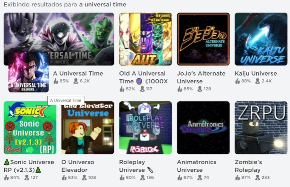 A Universal Time no Roblox: saiba como jogar o game de ação
