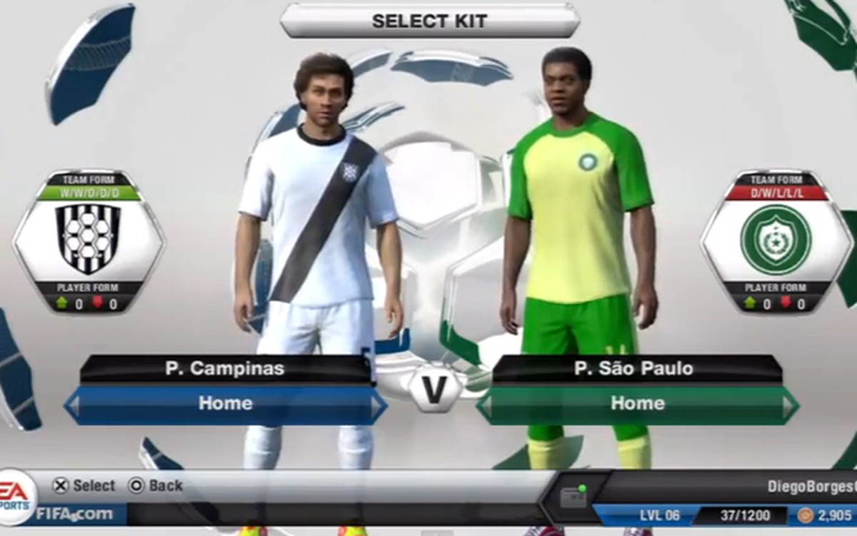 Confira todos os clubes nacionais e seus respectivos uniformes em Fifa 13