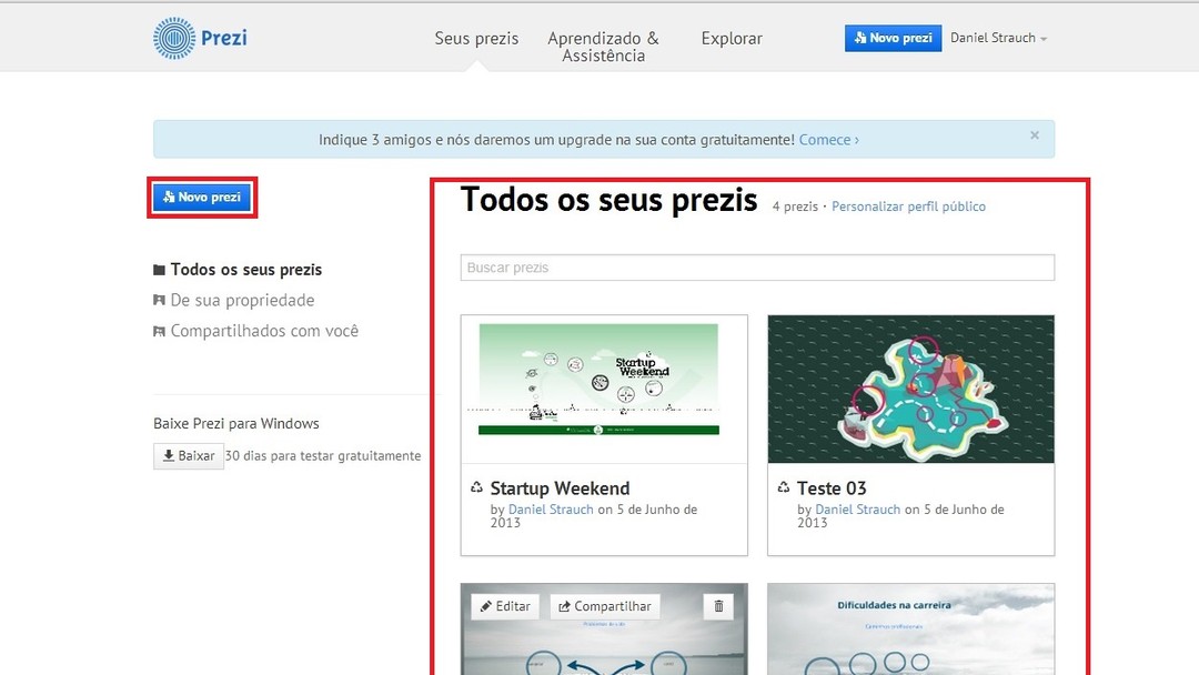 Prezi | Software | TechTudo