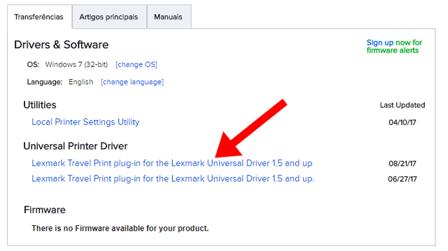 Como baixar e instalar o driver da impressora Lexmark E120