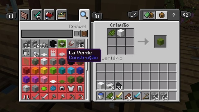 Como fazer corante verde no Minecraft
