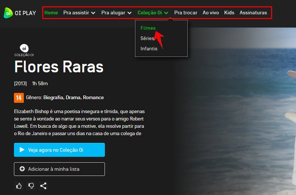 Como usar o Oi Play para assistir a filmes e séries no computador