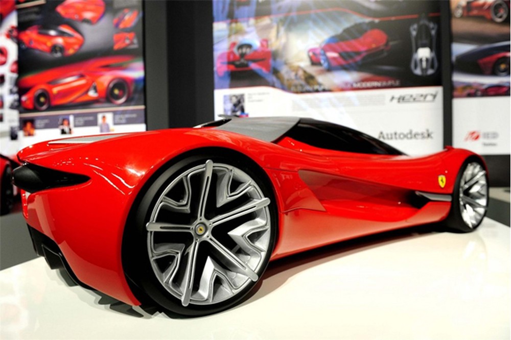 Conceito de uma Ferrari futurista é apresentado durante concurso