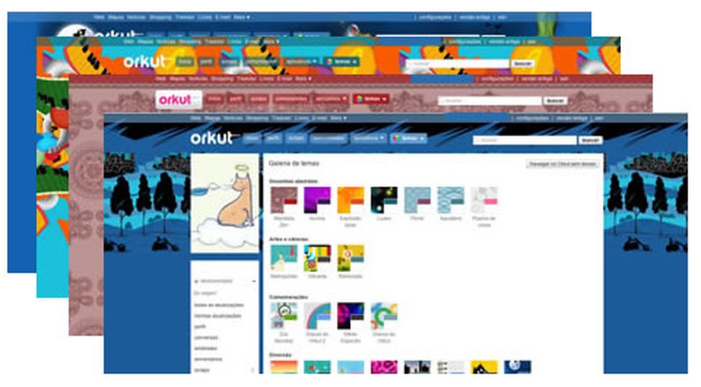 Orkut ganha novos temas visuais