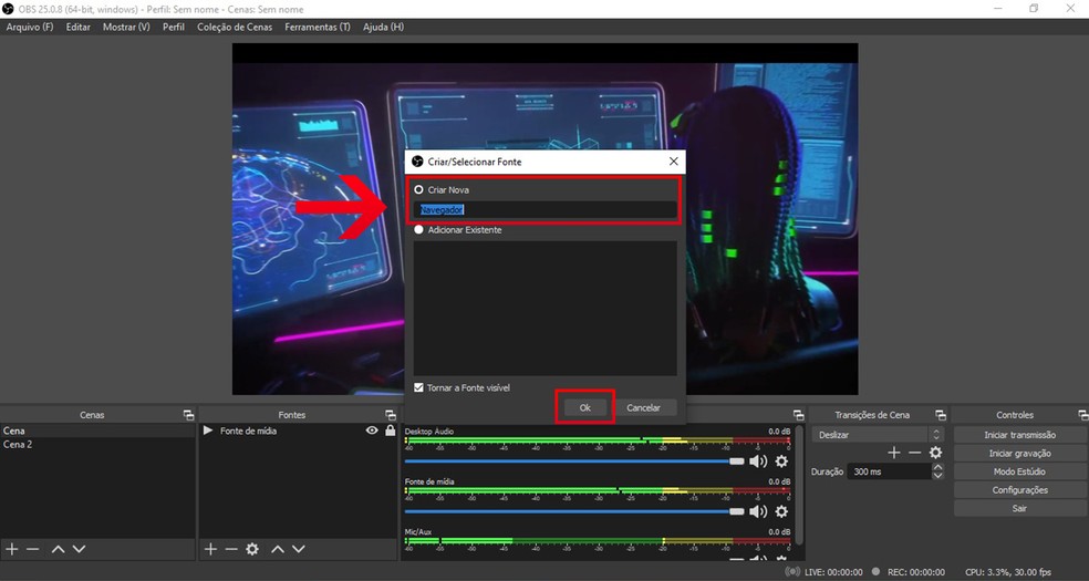 OBS Studio: tutorial de como configurar e usar o chat box