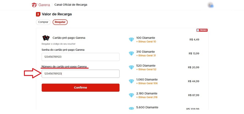 Recarga Free Fire: como acessar site oficial para comprar diamantes