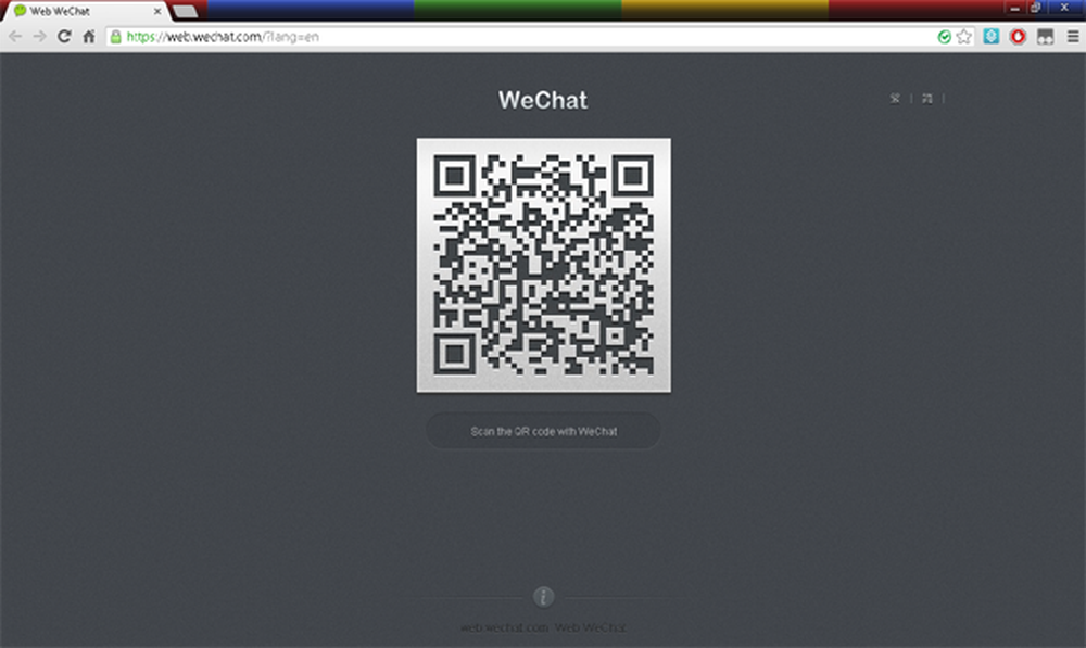 Como usar o WeChat no computador