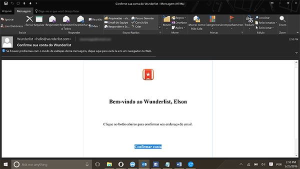 Como usar o Wunderlist no PC