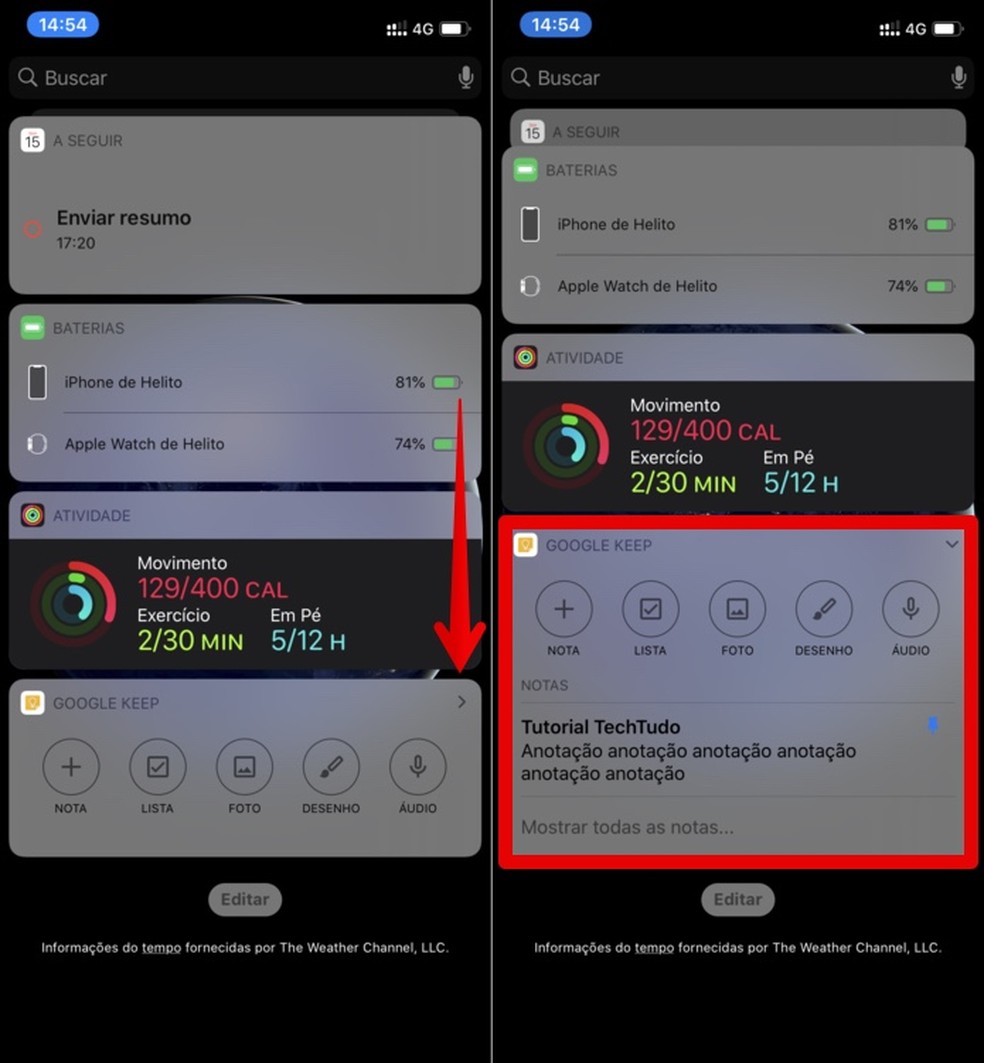 Como colocar lembrete na tela do celular Android ou iPhone (iOS)