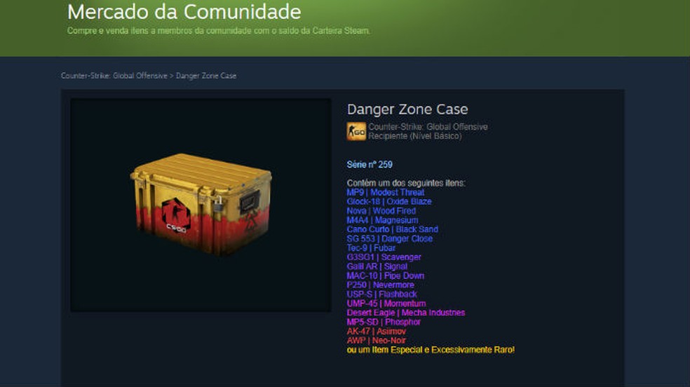 CS:GO: veja as skins do Battle Royale Danger Zone e como consegui-las
