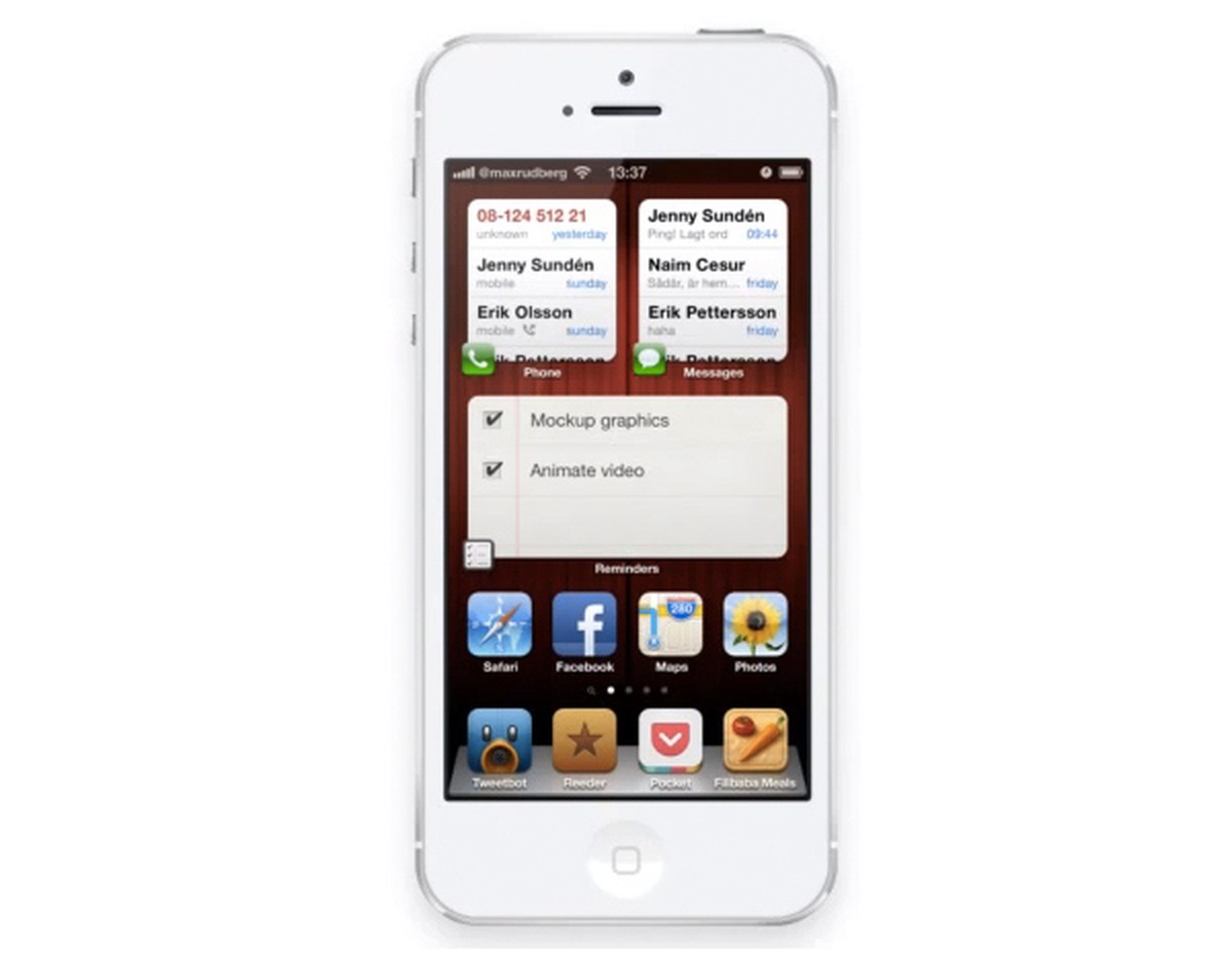 Inclusão de widgets é aposta de designer para nova versão do iOS