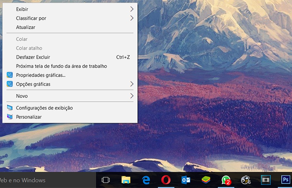 O que é o menu de contexto do Windows?