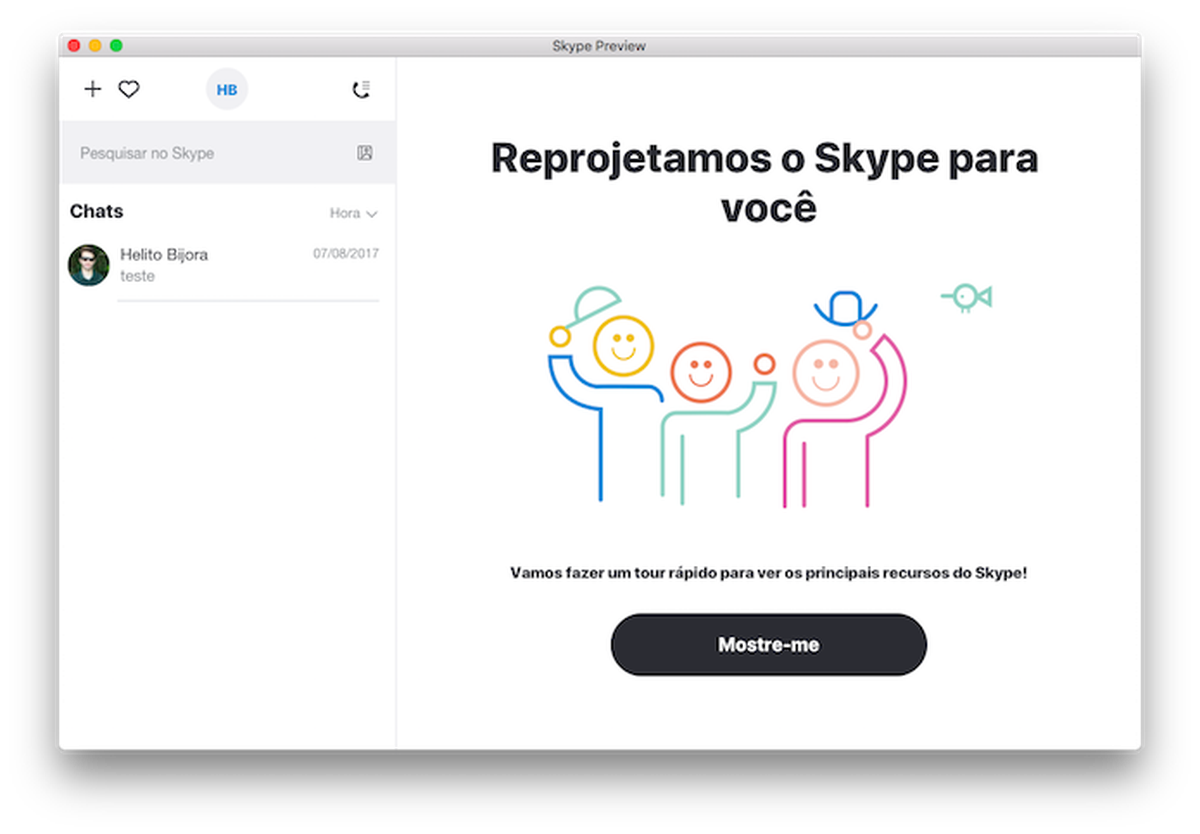 Como usar o novo Skype Preview no Windows e no macOS
